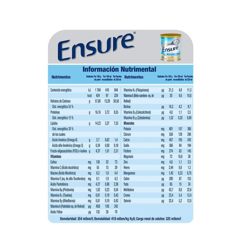 ENSURE VAINILLA NEXT GEN 400G – Sanvite